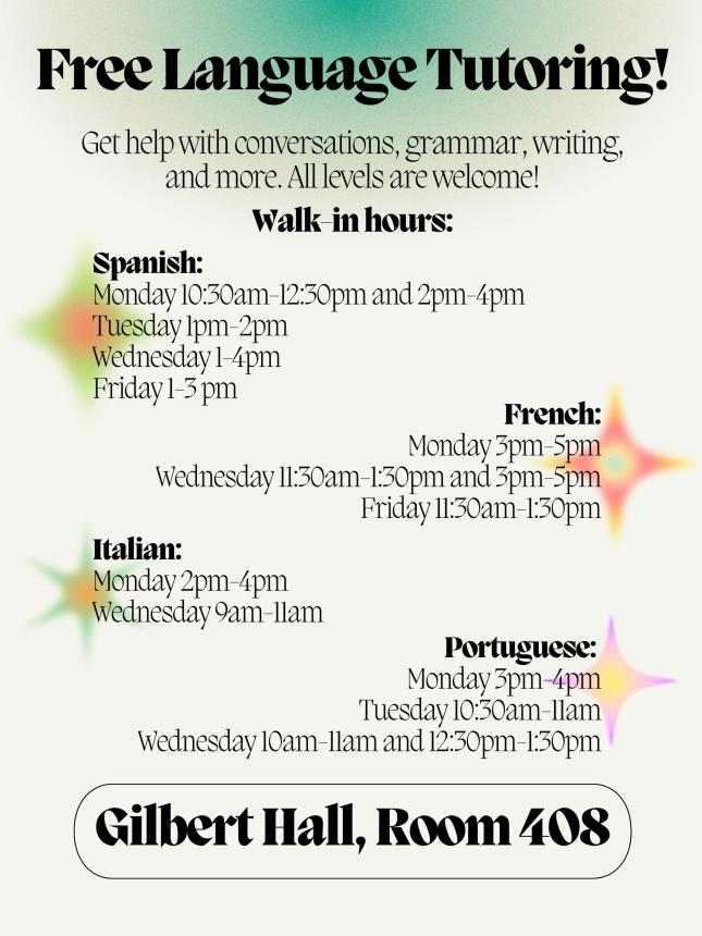Tutoring | Romance Languages